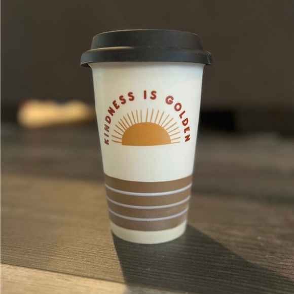 Hallmark | Dining | Hallmark Kindness Is Golden Ceramic Travel Mug 9 Oz ...